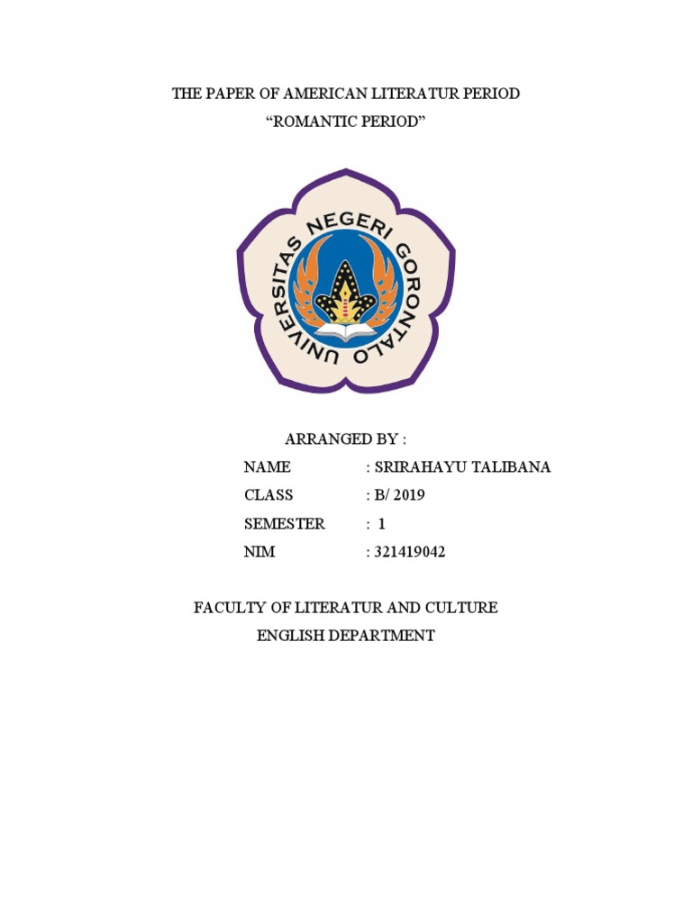 American Romantic Literature Overview | PDF | Romanticism | The Scarlet ...