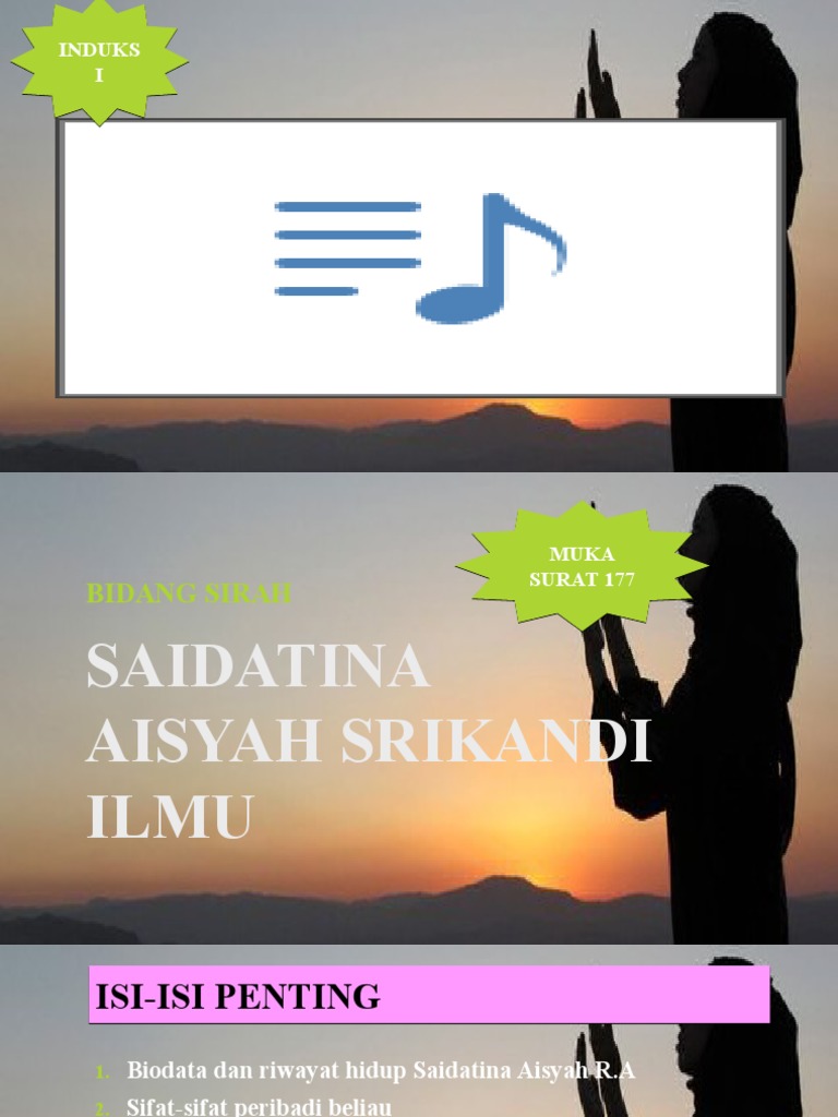 Pelajaran 23 Saidatina Aisyah Srikandi Ilmu Pdf