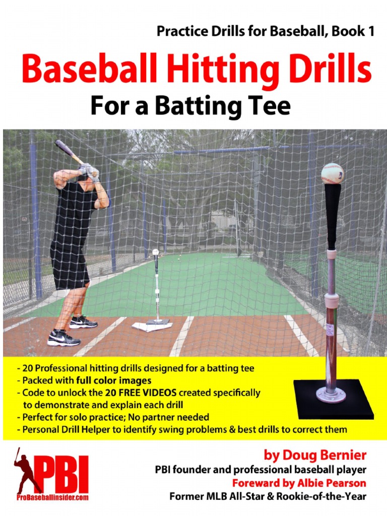 Baseball Hitting Drills For A Batting Tee Ebook 2nd Edition | PDF ...