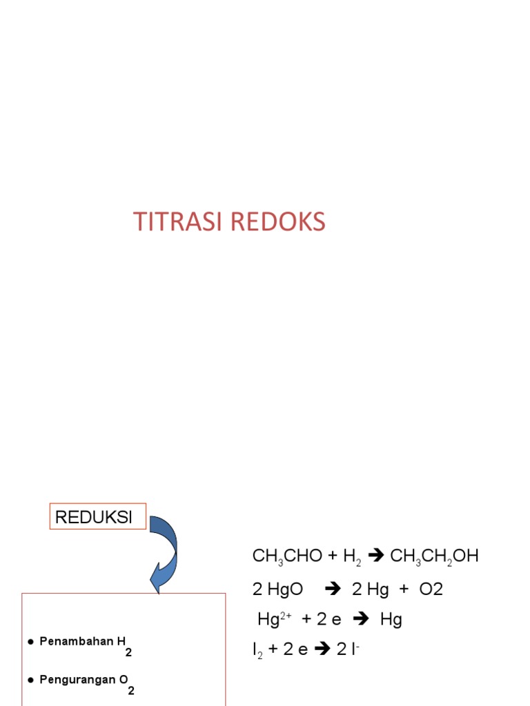 13-Titrasi Redoks | PDF
