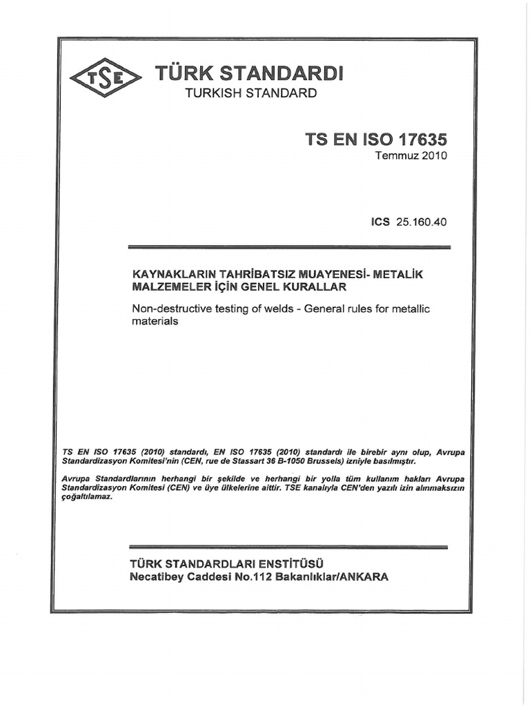 2 Ts en Iso 17635 2010 KKKK | PDF