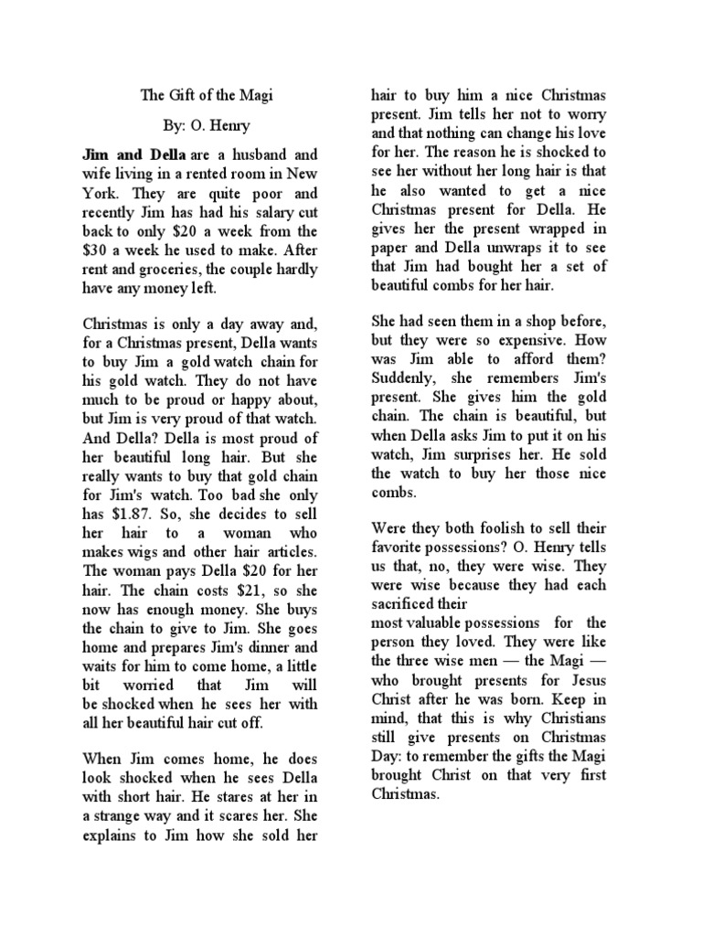 The Gift of The Magi | PDF