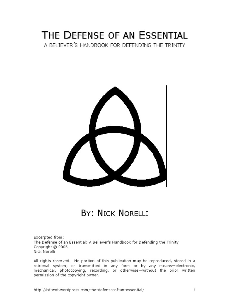 Yachid Vs Echad | PDF | Trinity | Nontrinitarianism