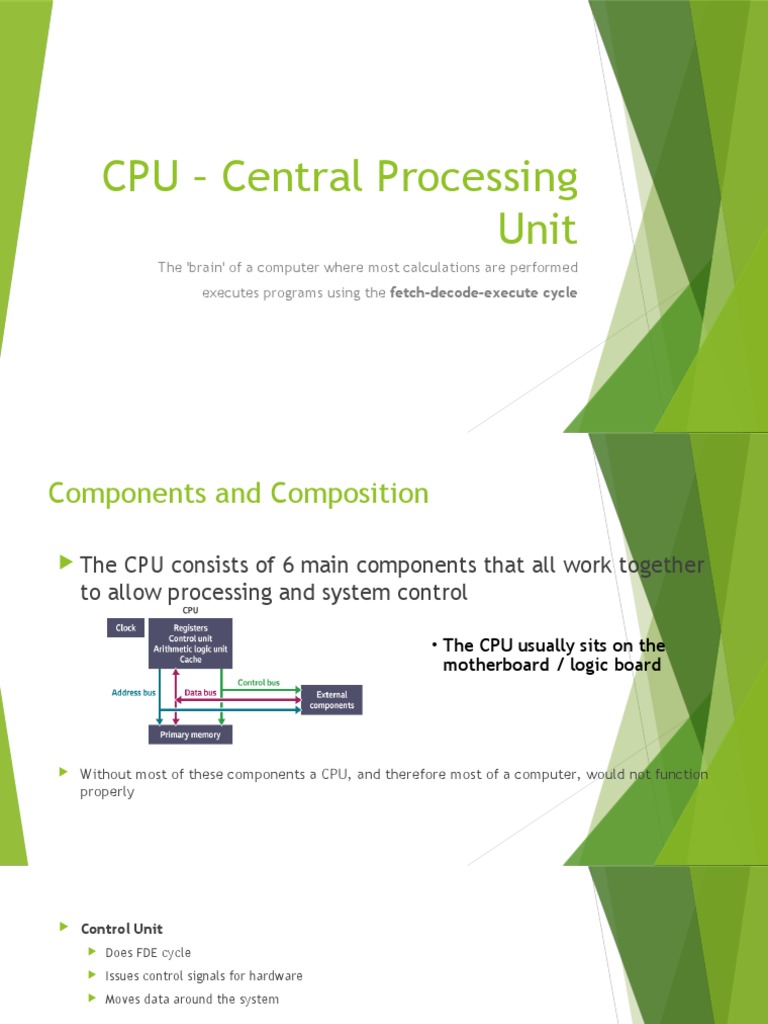 CPU - Central Processing Unit | PDF | Hertz | Central Processing Unit