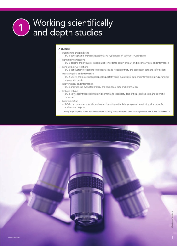 Year 11 Biology in Focus | PDF | Scientific Method | Experiment
