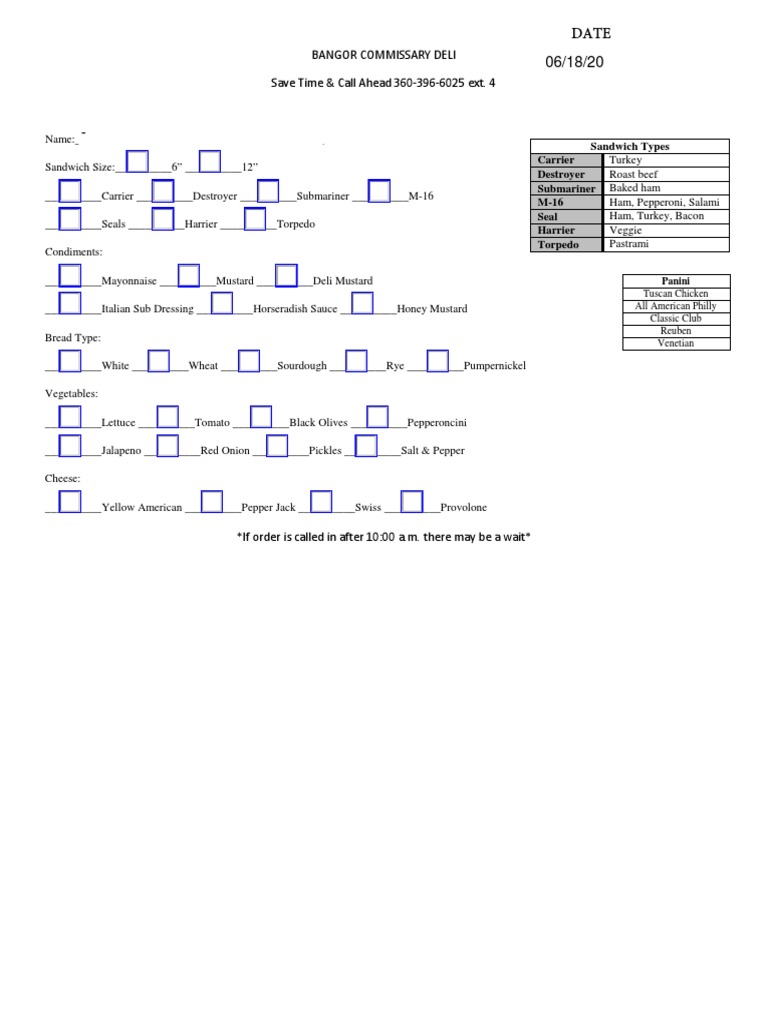 Bangor Commissary Deli | PDF | Cooking | Cuisine