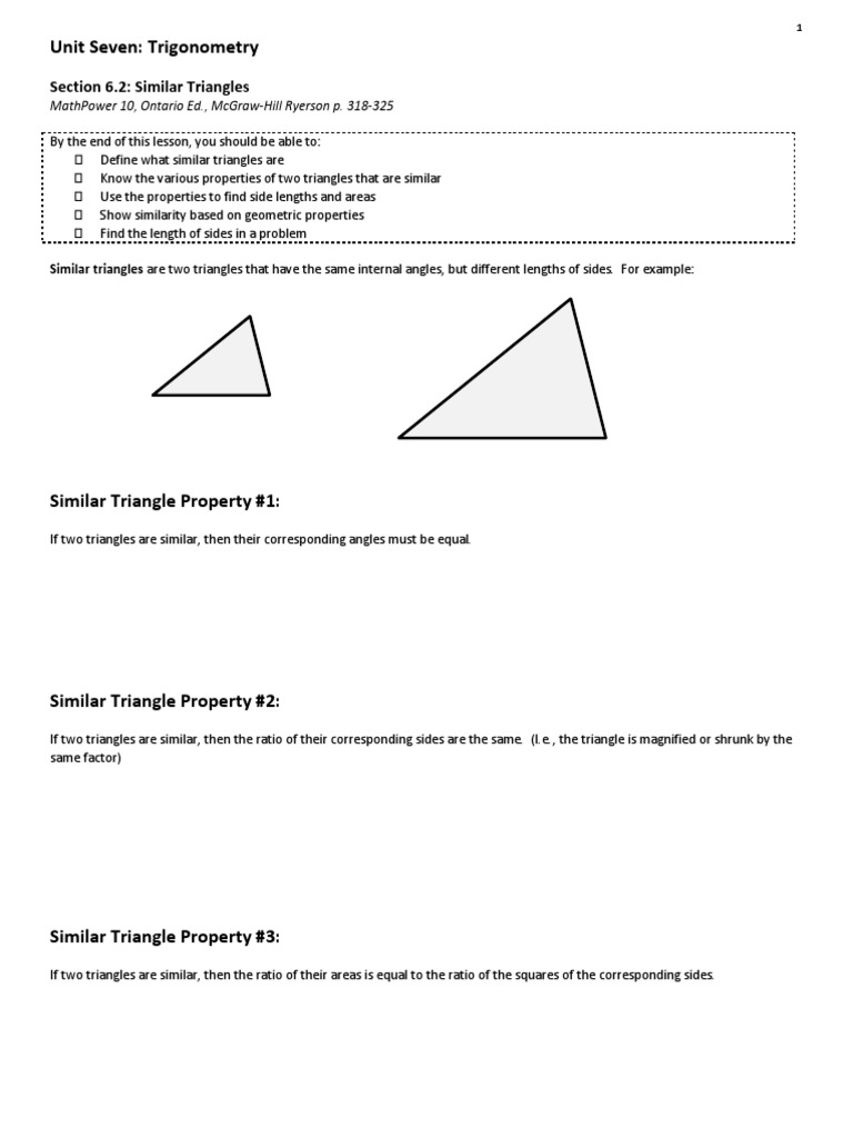 Solving Right and Acute Triangles Using Trigonometric Ratios and the ...
