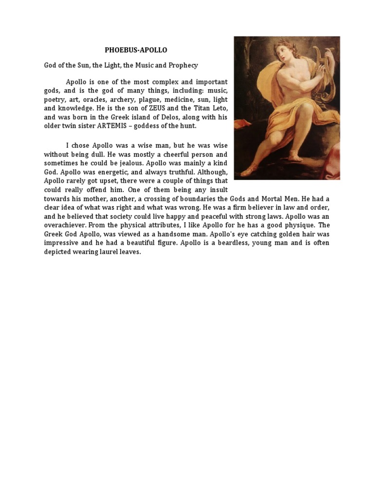 Myth | PDF | Apollo | Dionysus
