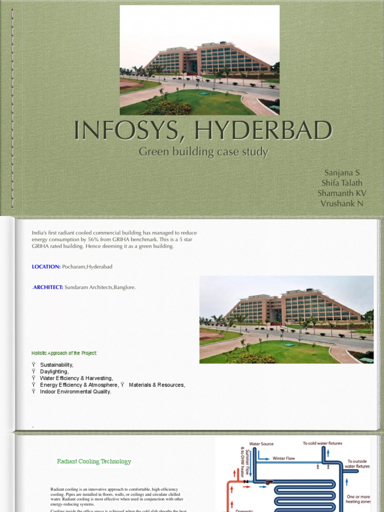 Infosys, Hyderbad: Green Building Case Study | PDF | Window | Building ...