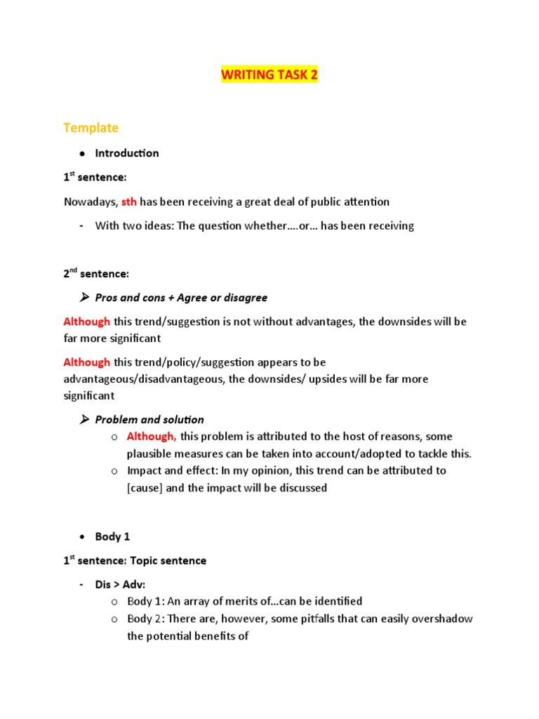 Template: Writing Task 2 | PDF | Online Shopping | E Commerce