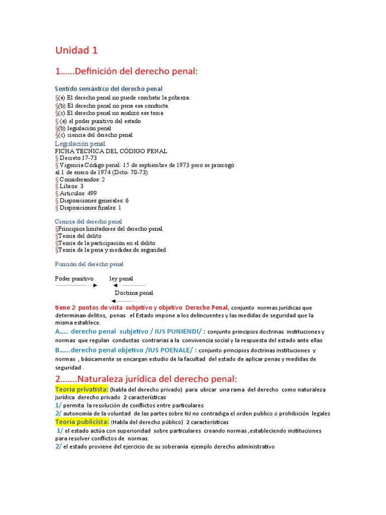 Examen Penal | PDF | Derecho penal | Castigos