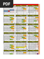 Saudi Aramco Operational Calender | PDF