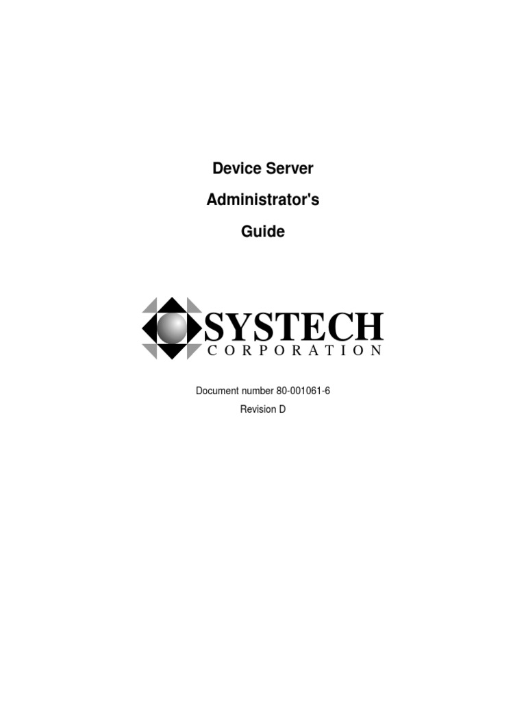 Systech NDS Admin | PDF | Port (Computer Networking) | Ip Address