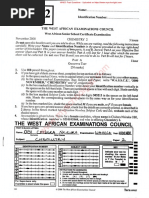 Free WAEC Past Question On Health Education / Science | PDF ...