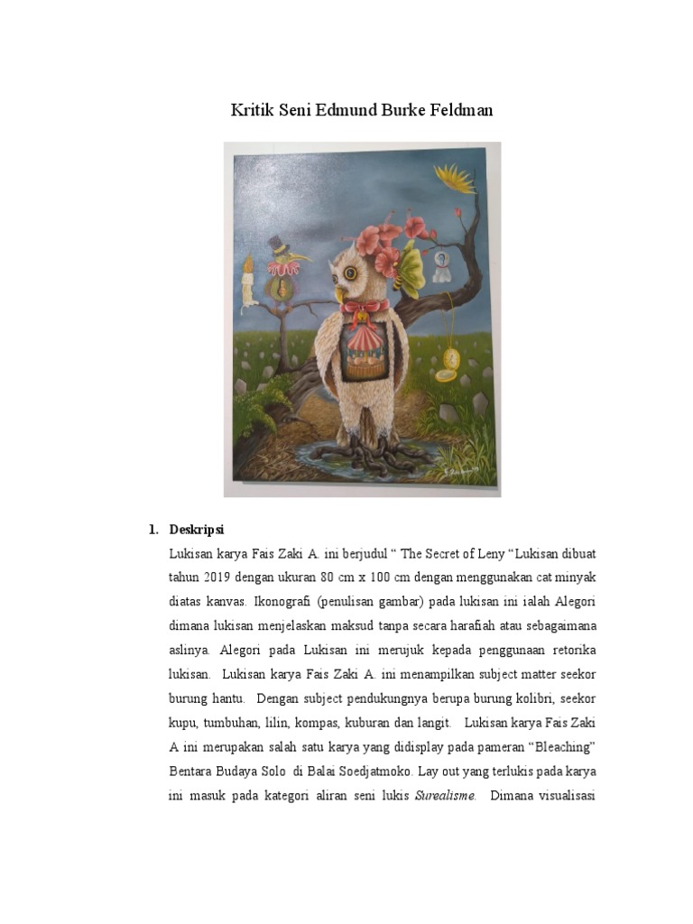 Kritik Seni Edmund Burke Feldman | PDF