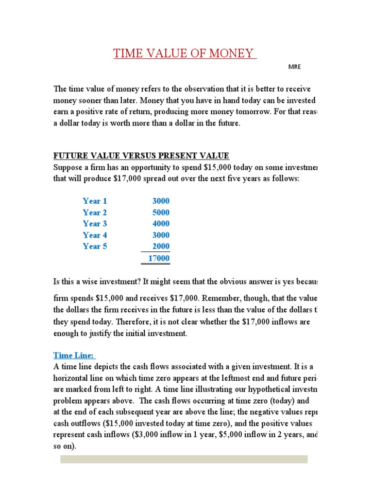 Chapter 05 Time Value of Money | PDF | Time Value Of Money | Present Value