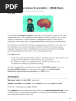 OSCE Eye Examination Checklist | PDF