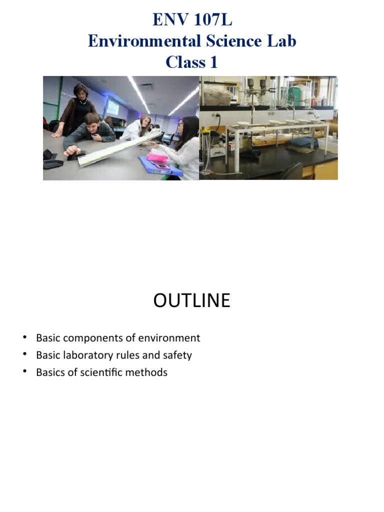 Environmental Science Lab Overview | PDF | Natural Environment ...