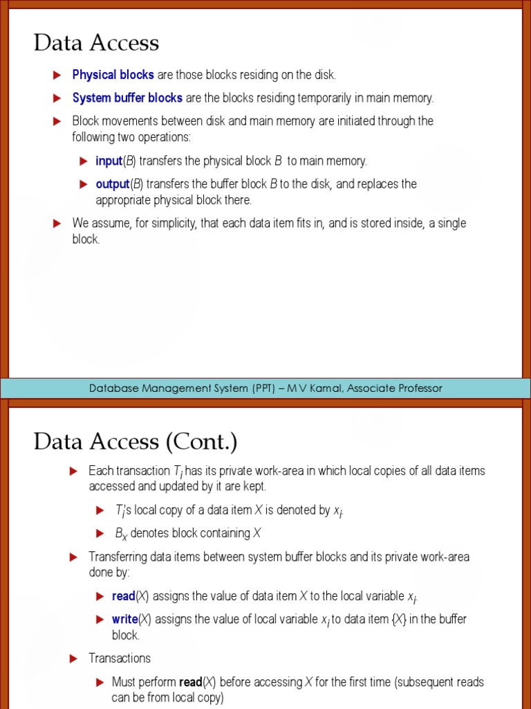 Database Management Systems-17 | PDF | Database Transaction | Data Buffer