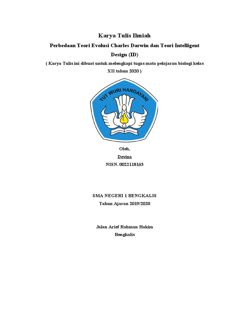 Cover Karya Ilmiah | PDF