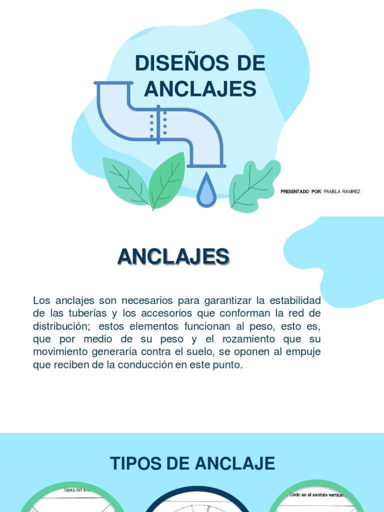 Diseño de Anclaje | PDF | Fricción | Presión