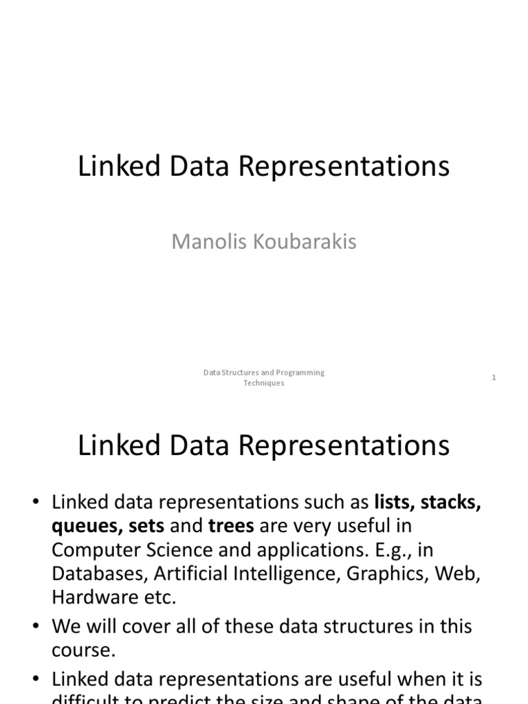 2 - Linked Data Representations | PDF | Pointer (Computer Programming ...