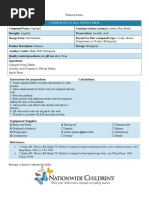 Master Formulation Record - Diclofenac Sodium 10% in Versapro Cream ...