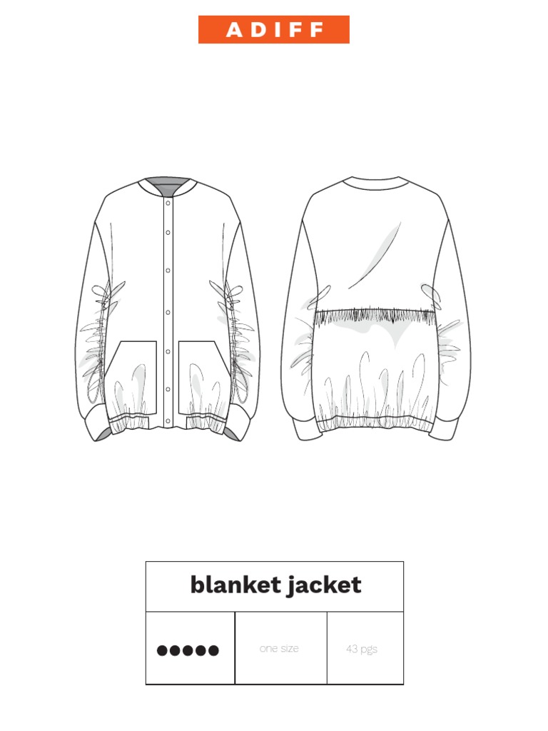 Adiff - Blanket Jacket | PDF | Softlines (Retail) | Dress Codes