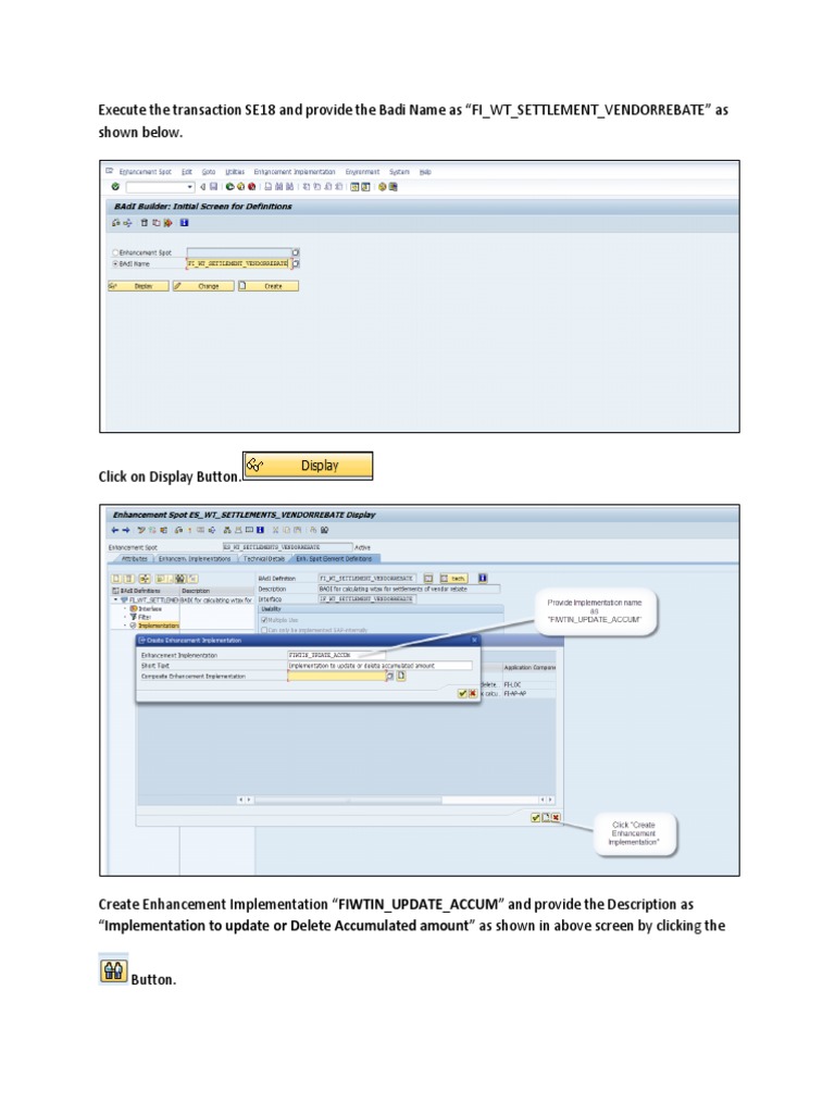 Create Badi Implementation | PDF