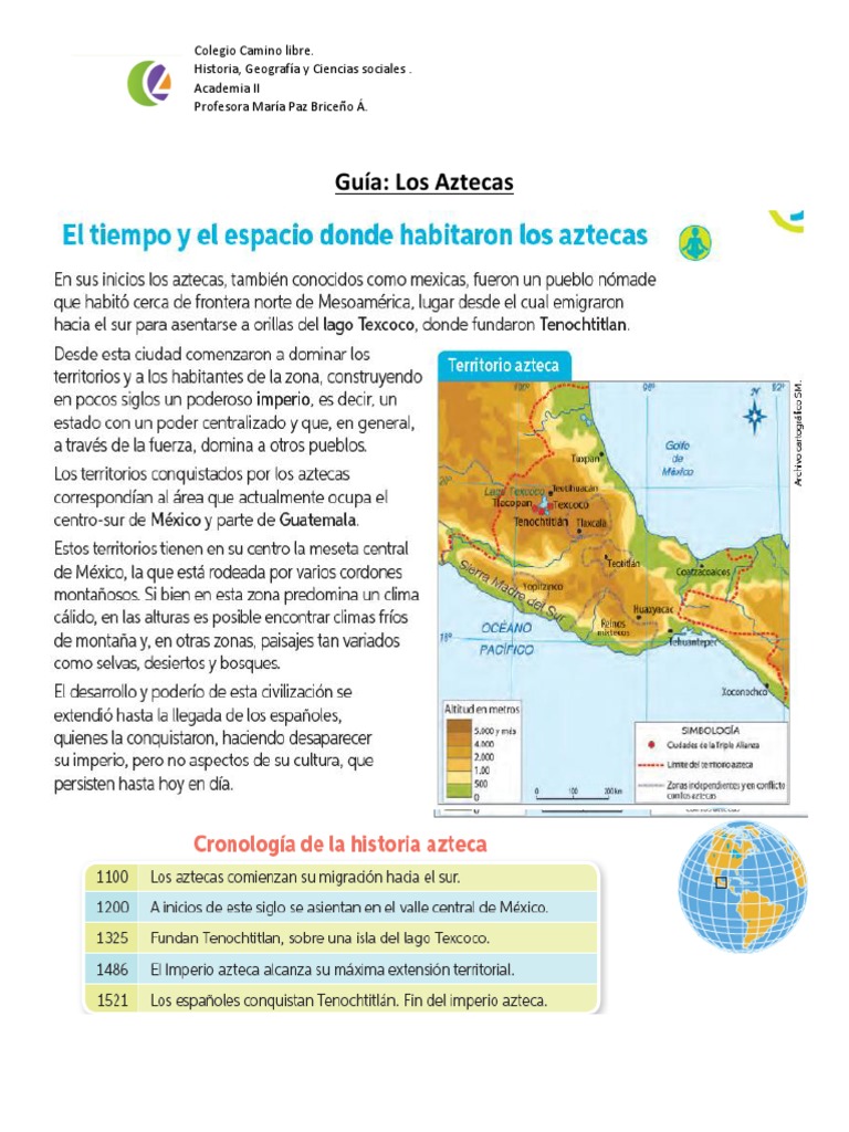 Guia Los Aztecas | PDF | Science | Ciencia (general)