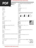 Maths Quiz Questions With Answers | PDF | Mathematics | Elementary ...