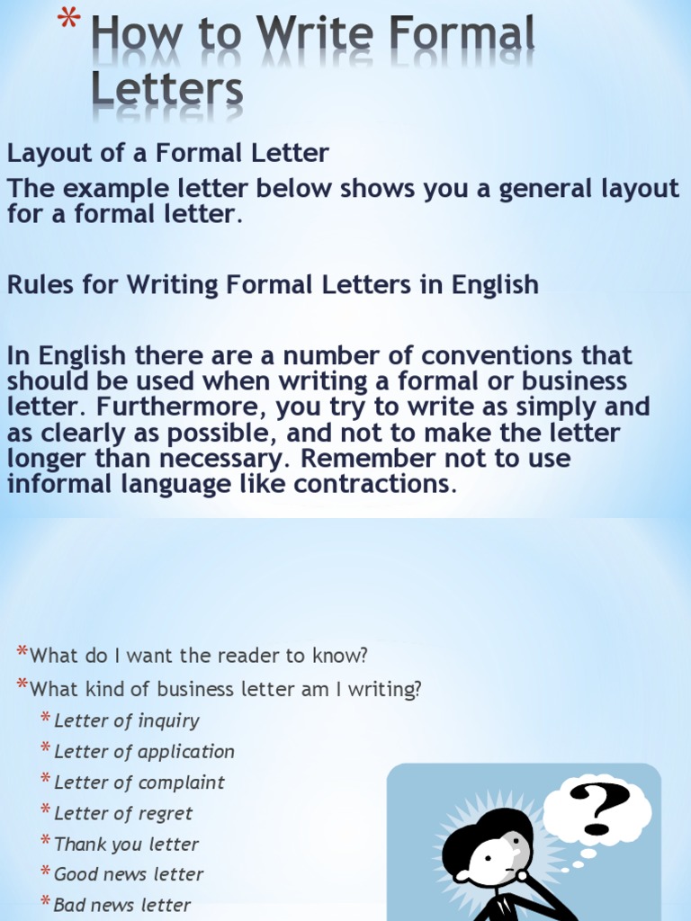 How To Write Formal Letters | PDF | Accounts Payable | Writing