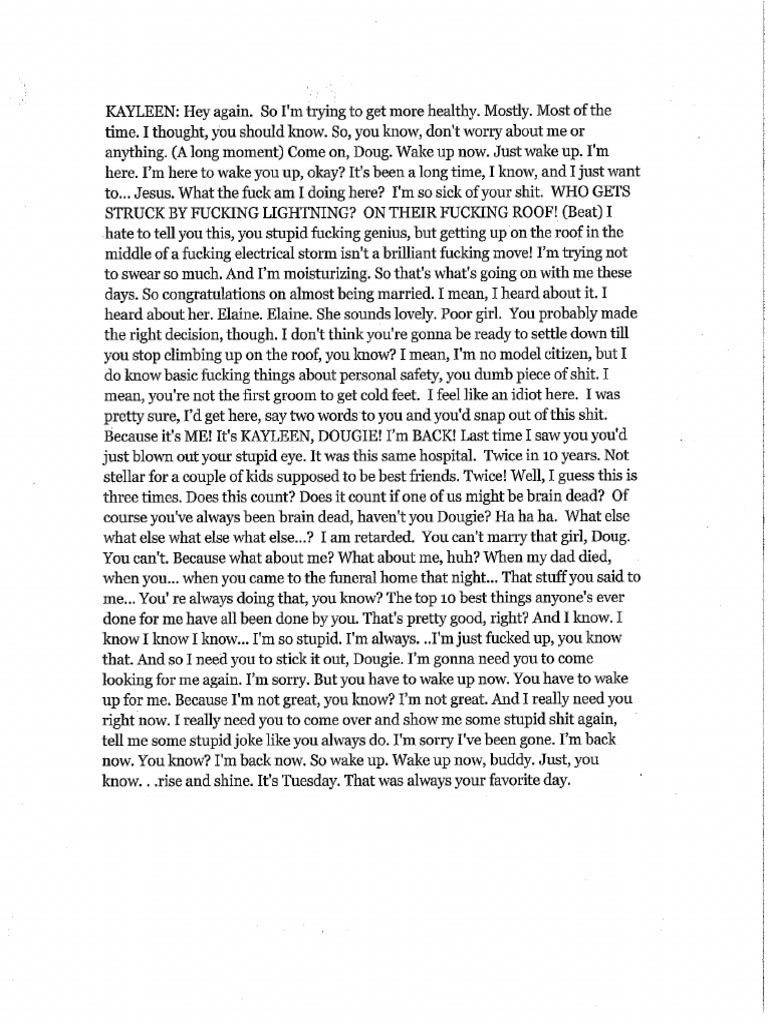 Gruesome Playground Injuries - Kayleen | PDF