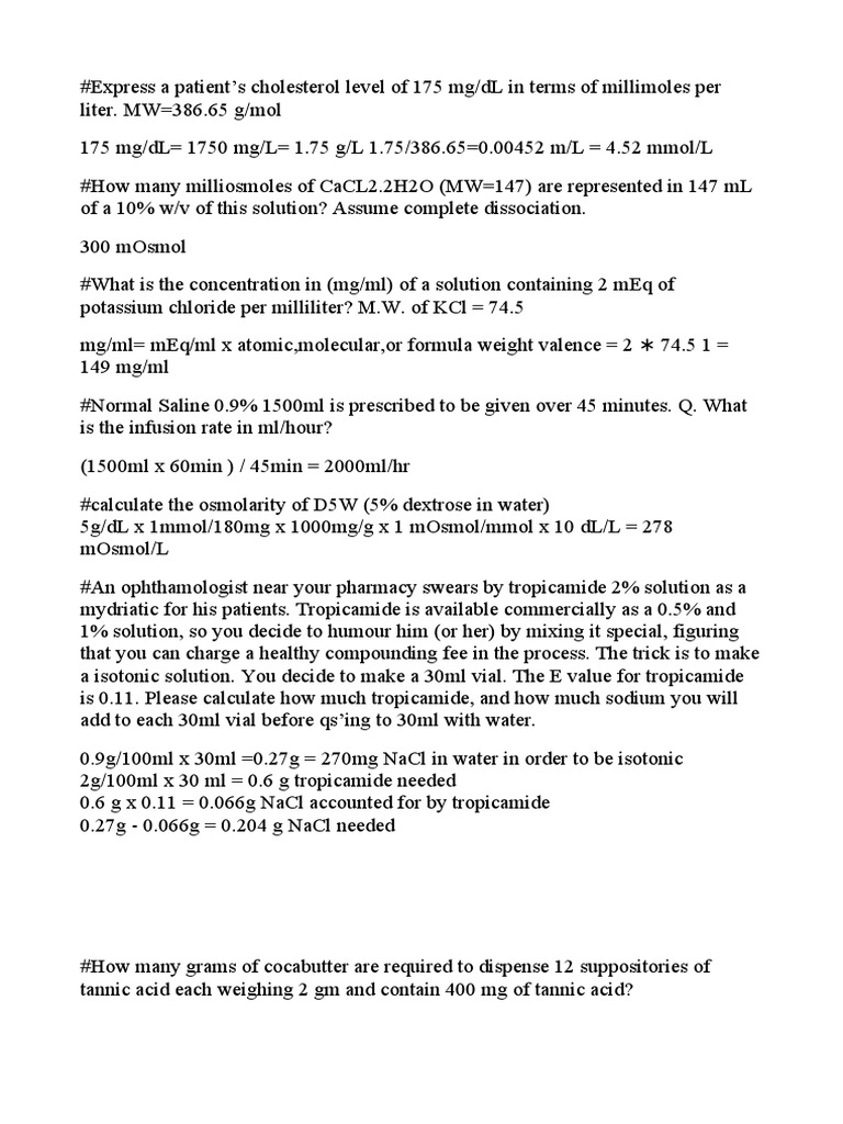 Word Soru 407 | PDF | Mole (Unit) | Physical Sciences