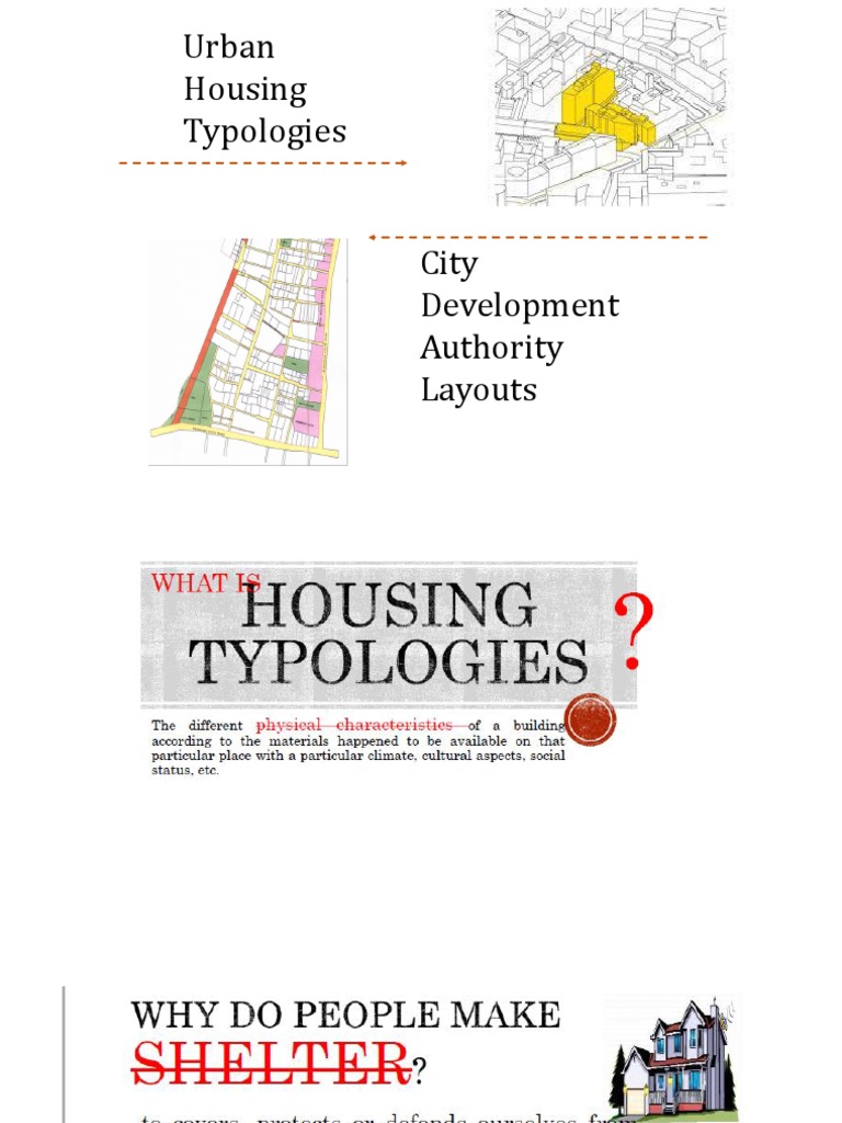 Urban Housing Typologies & City Development Authority | PDF | Apartment ...