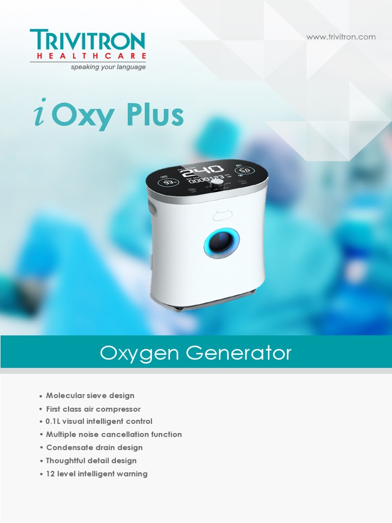 Oxy Plus Oxygen Generator Manual | PDF