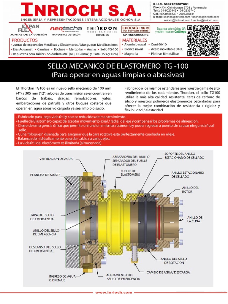 Ficha Tecnica TG100 (2021) | PDF