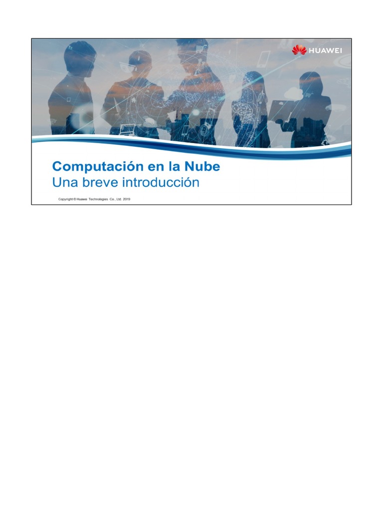 HCIA-Cloud Computing V4.0 Training Material (Spanish) | PDF | Informática