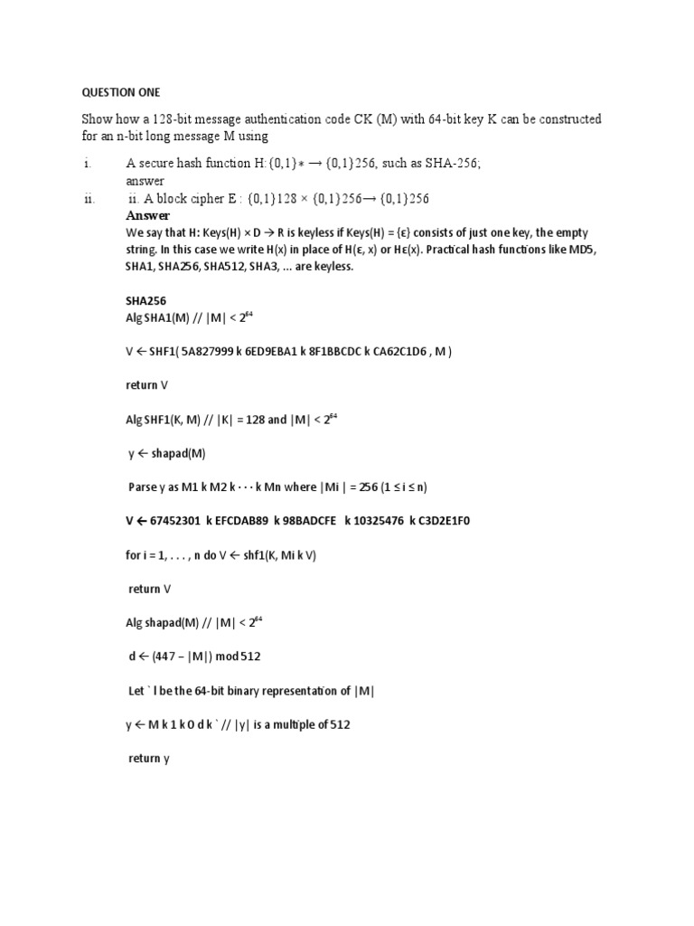 Assignment Network and Security | PDF | Public Key Cryptography ...