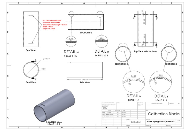 ASME Piping Block (UT+PAUT) | PDF | Mechanical Engineering | Building ...
