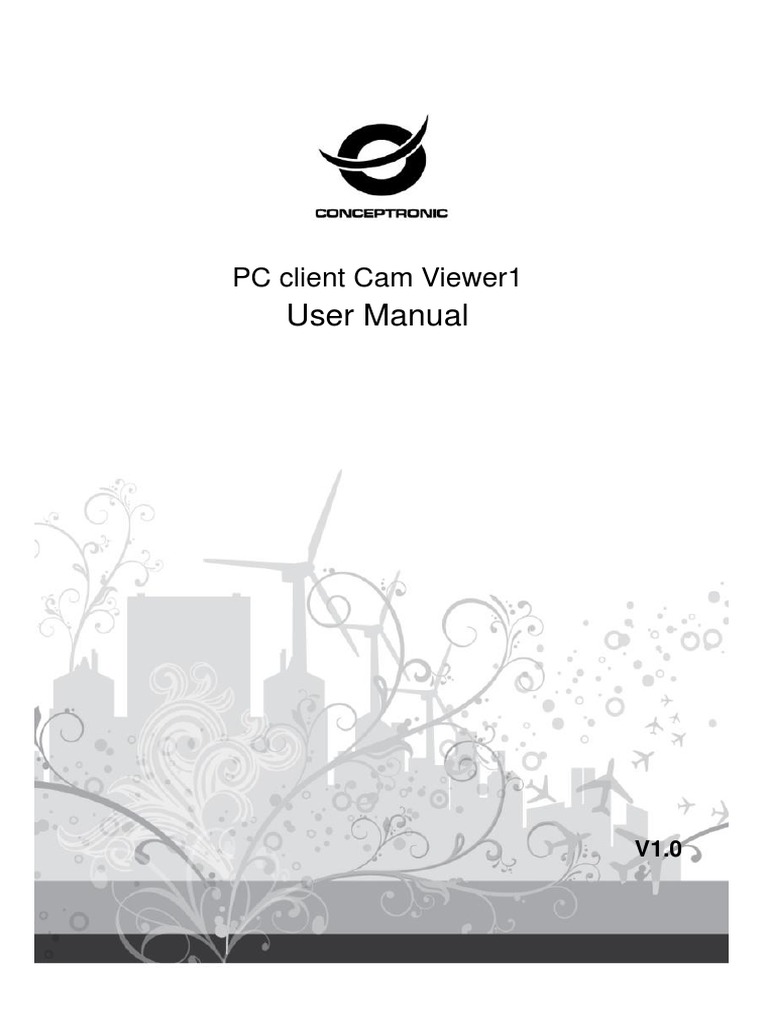 User Manual: PC Client Cam Viewer1 | PDF | Icon (Computing) | Video