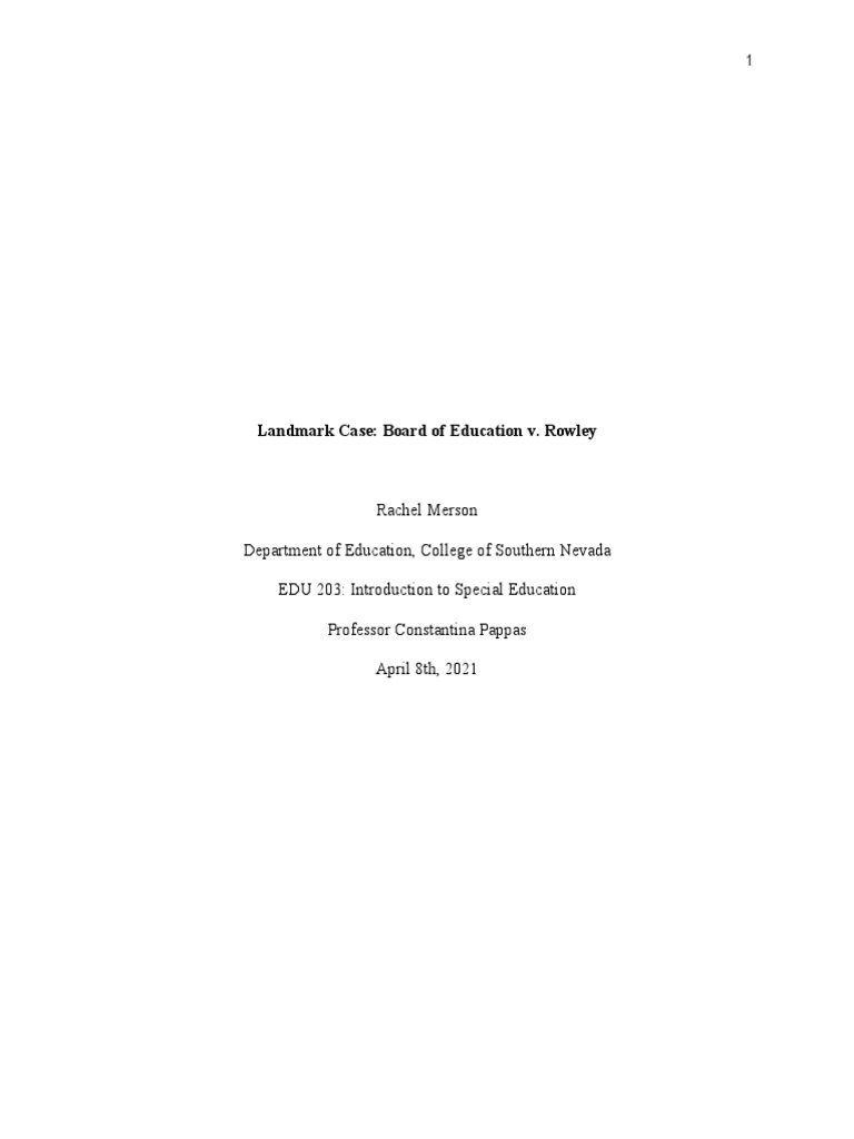 Landmark Case Example | PDF | Courts | Public Law