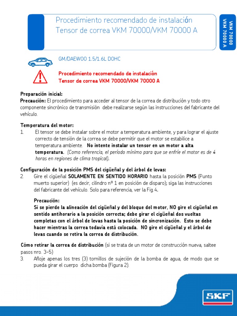 Instalación Del Kit VKM 70000-VKM 70000 A | PDF | Tornillo | Máquinas