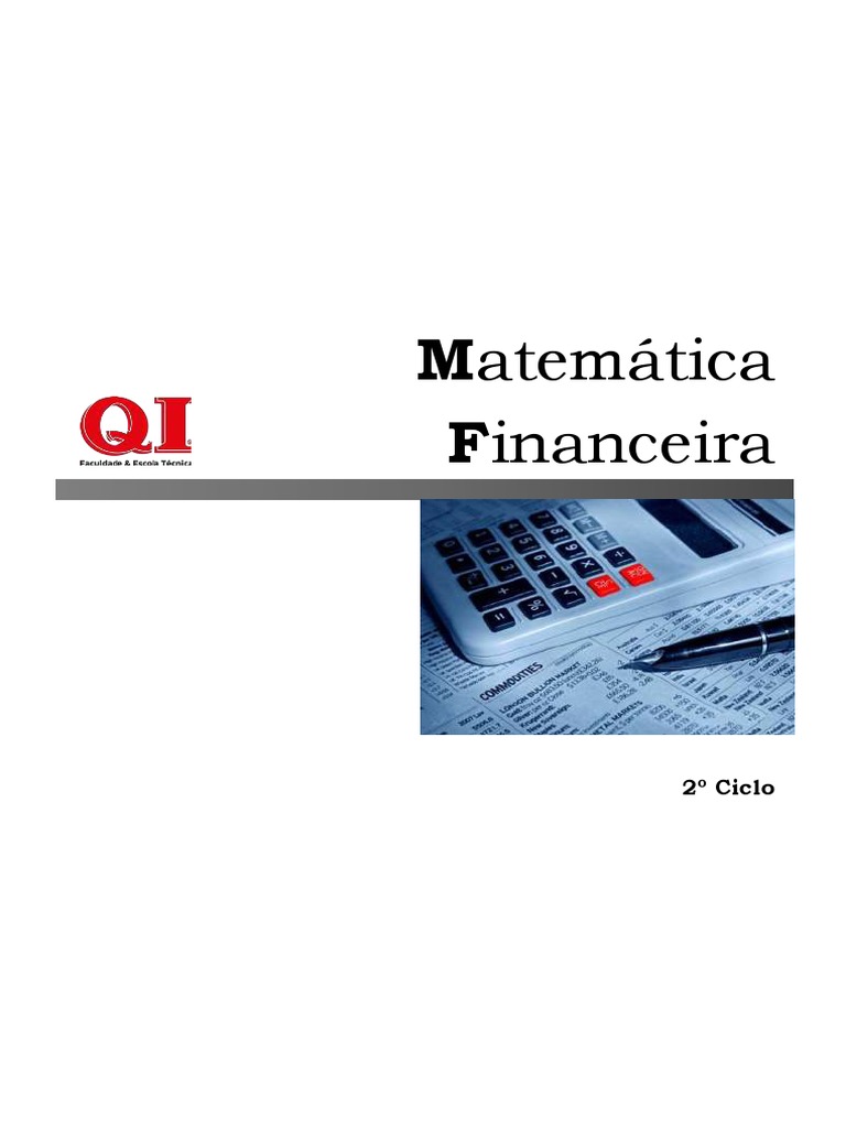 Matemática Financeira: Introdução aos Conceitos Básicos e Cálculos ...