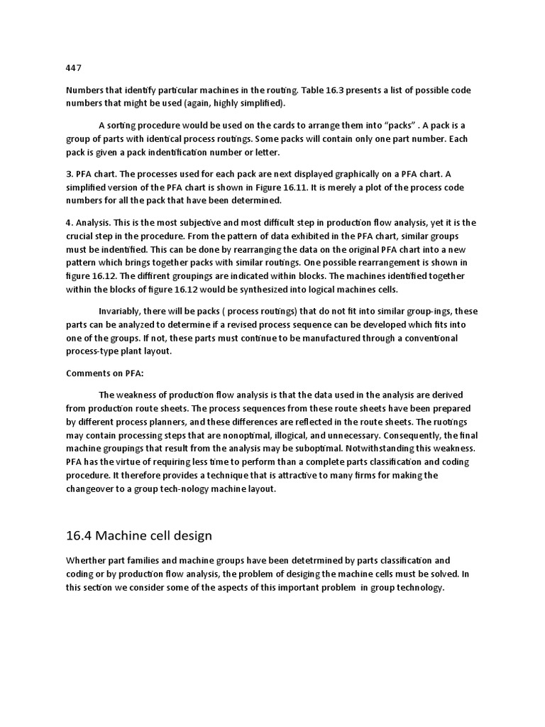 16.4 Machine Cell Design | Download Free PDF | Machines | Automation