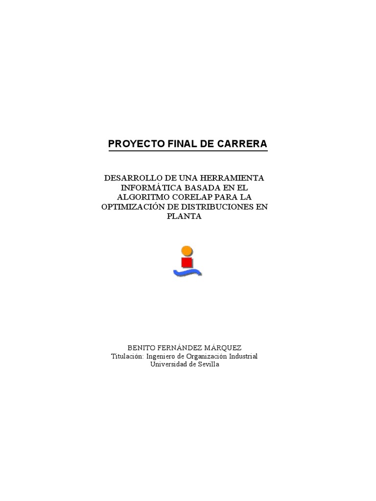 Memoria Corelap 01 | PDF | Algoritmos | Software de la aplicacion