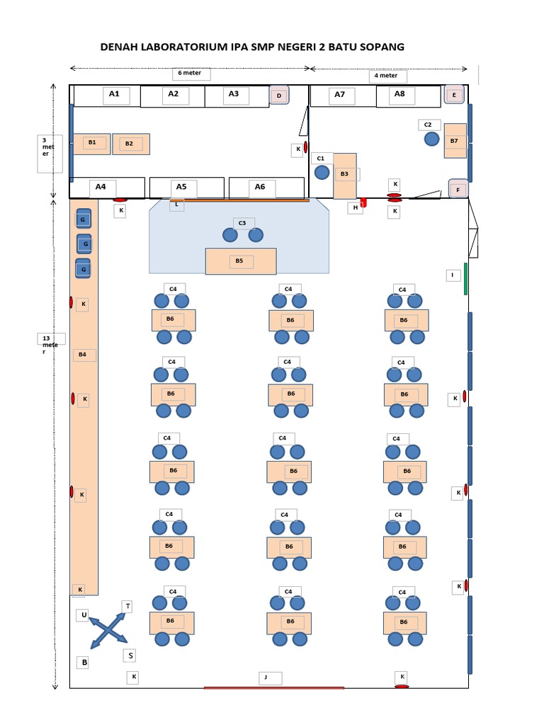 Denah Awal Lab | PDF