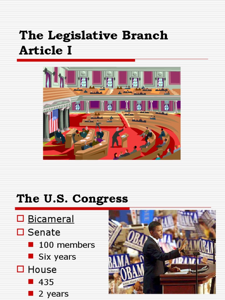 Legislative Branch PP | PDF | United States Congress | American Government