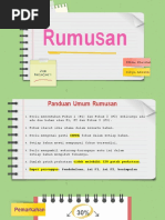 Nota Rumusan T5 KSSM | PDF