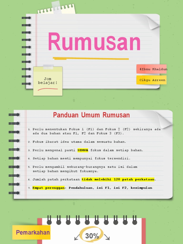 Rumusan | PDF